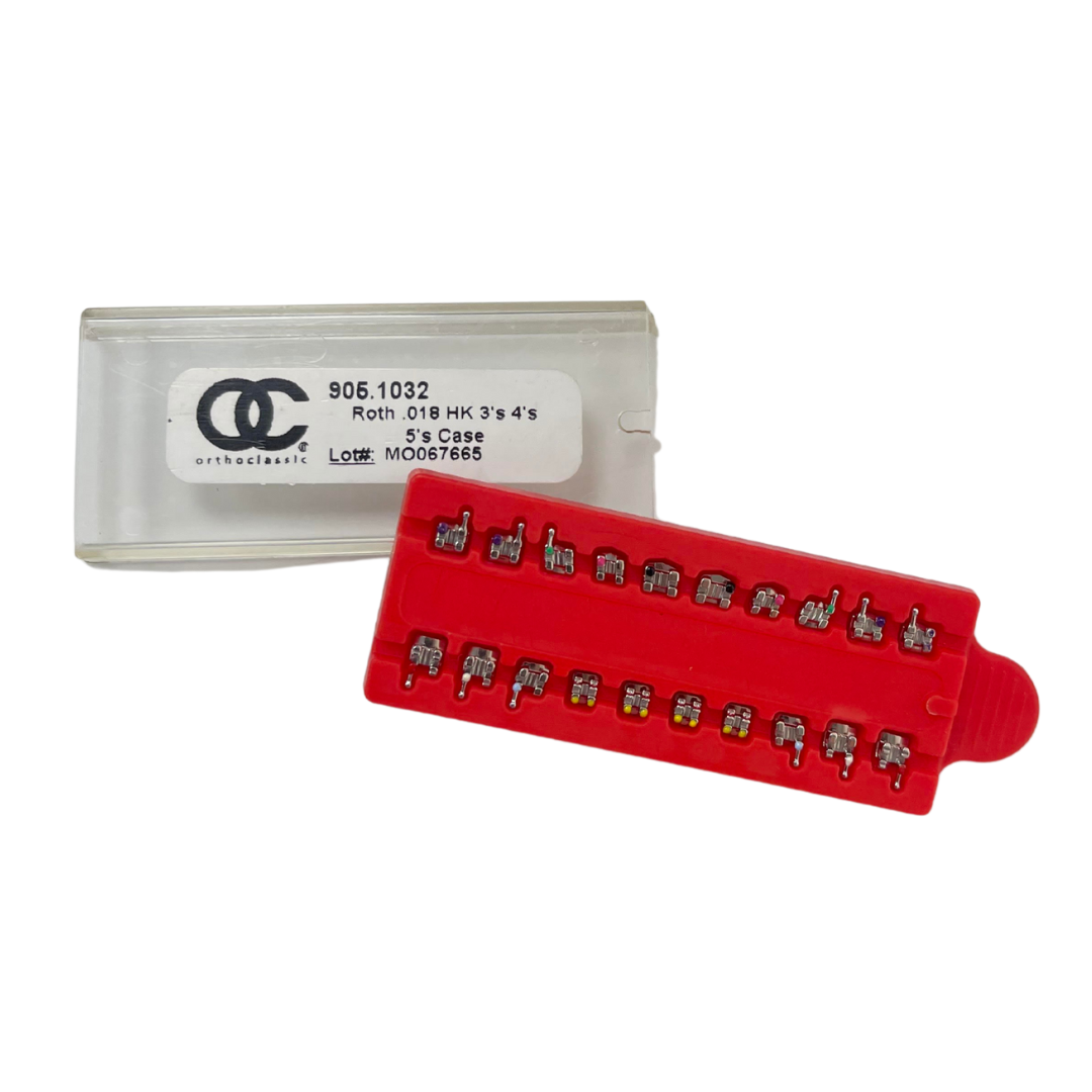 CASOS BRACKET MINI TWIN ROTH 0,18 BIOMIM, OC ORTHODONTICS